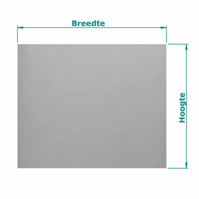 Rvs plaat | rvs-achterwand.nl