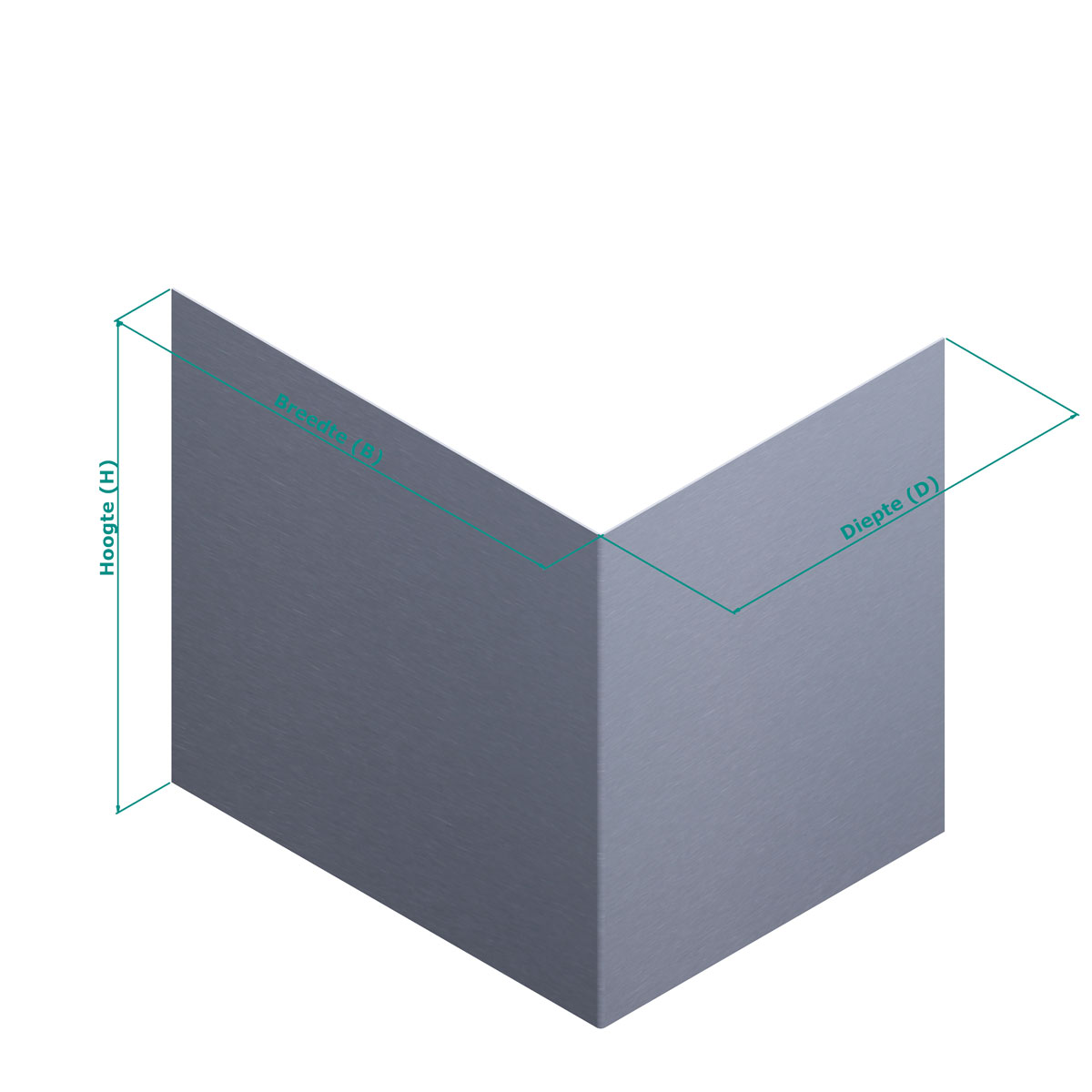 Koof afzuigkap – Op maat – RVS – rvs-achterwand.nl